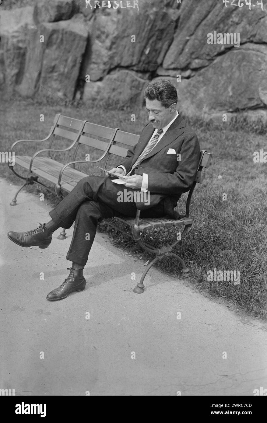 Kreisler, Photograph shows violinist Friedrich 'Fritz' Kreisler (1875 ...