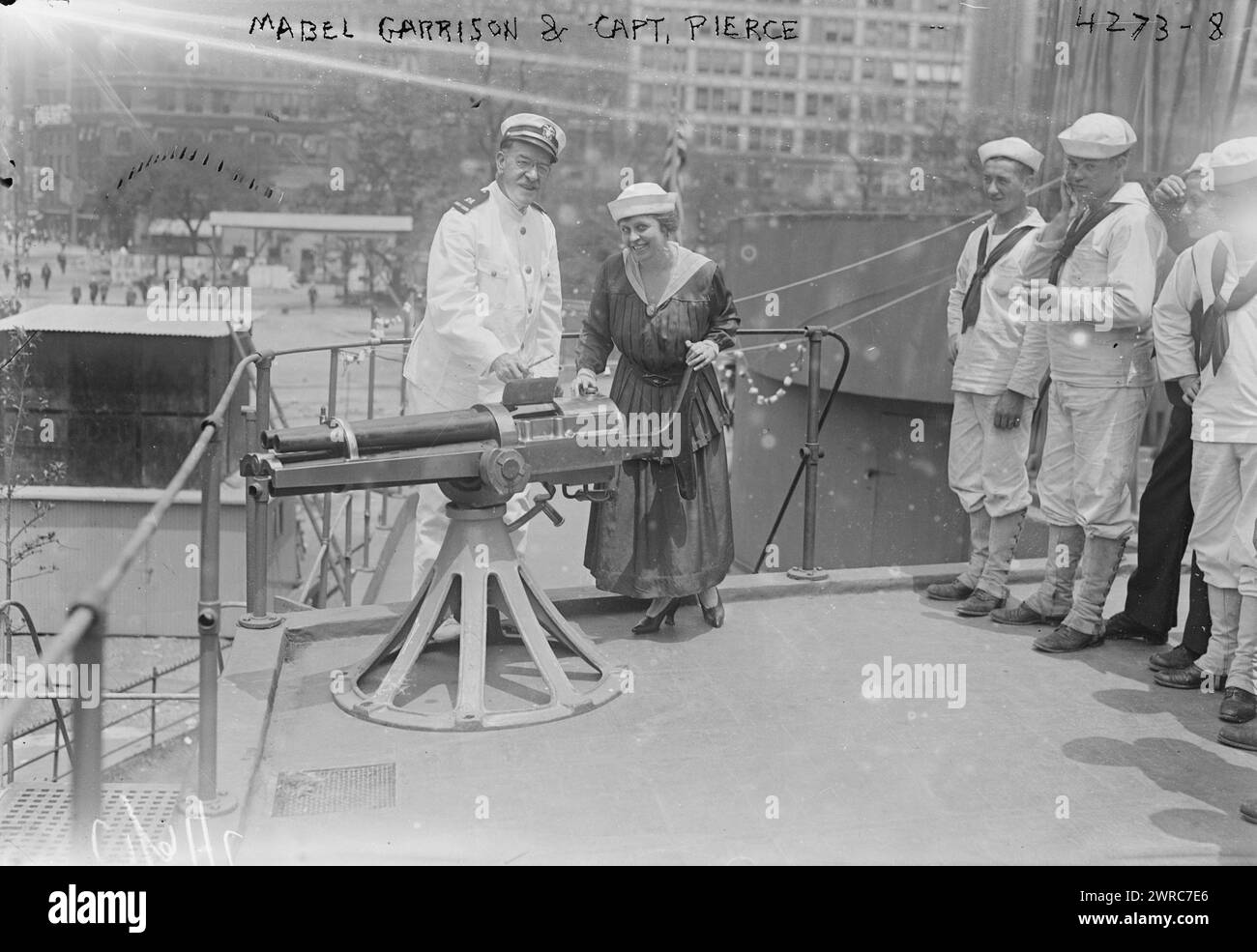 Mabel Garrison & Capt. Pierce, Photograph shows soprano opera singer ...