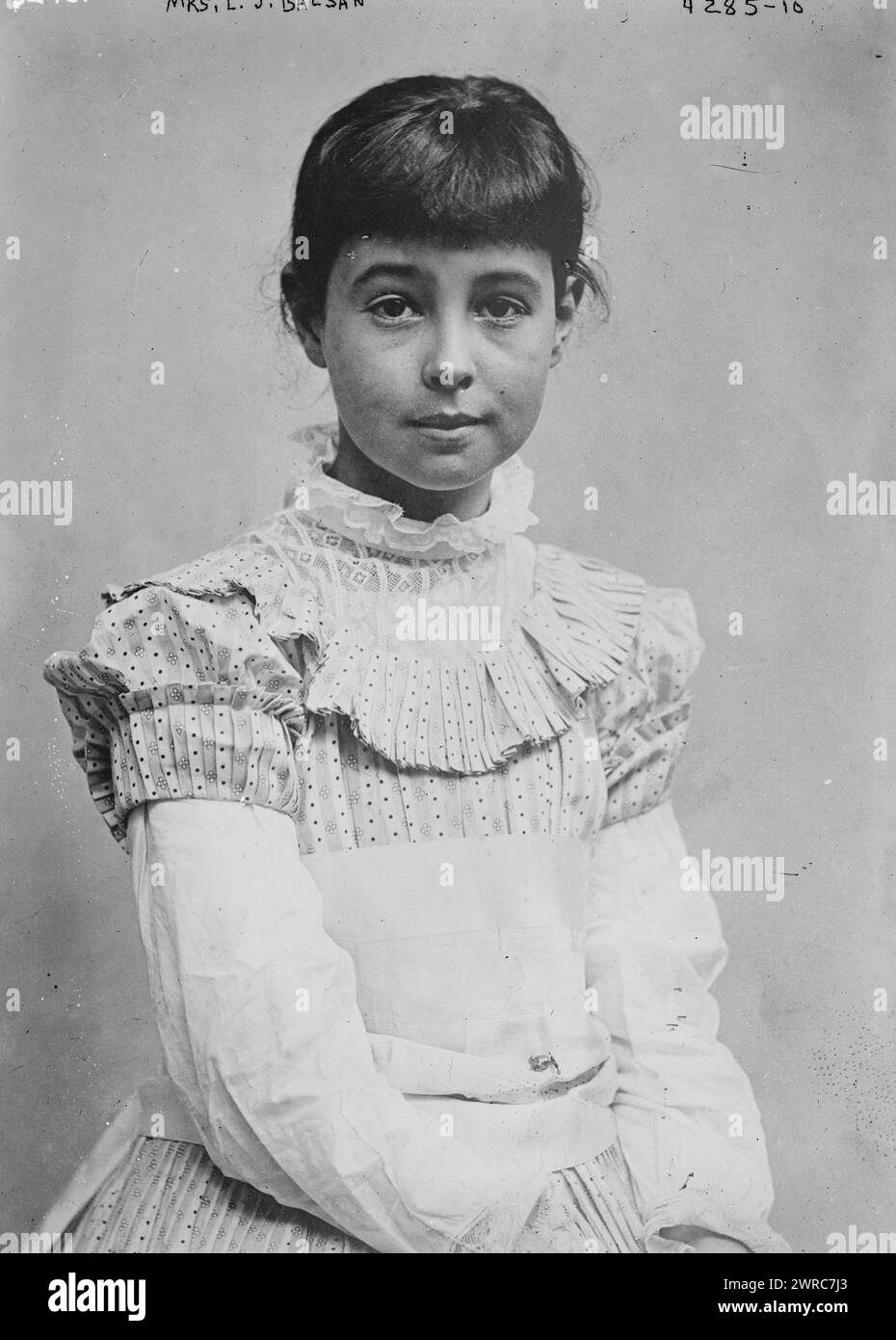 Mrs. L.J. Balsan, Photograph shows Consuelo Vanderbilt (1877-1964 ...