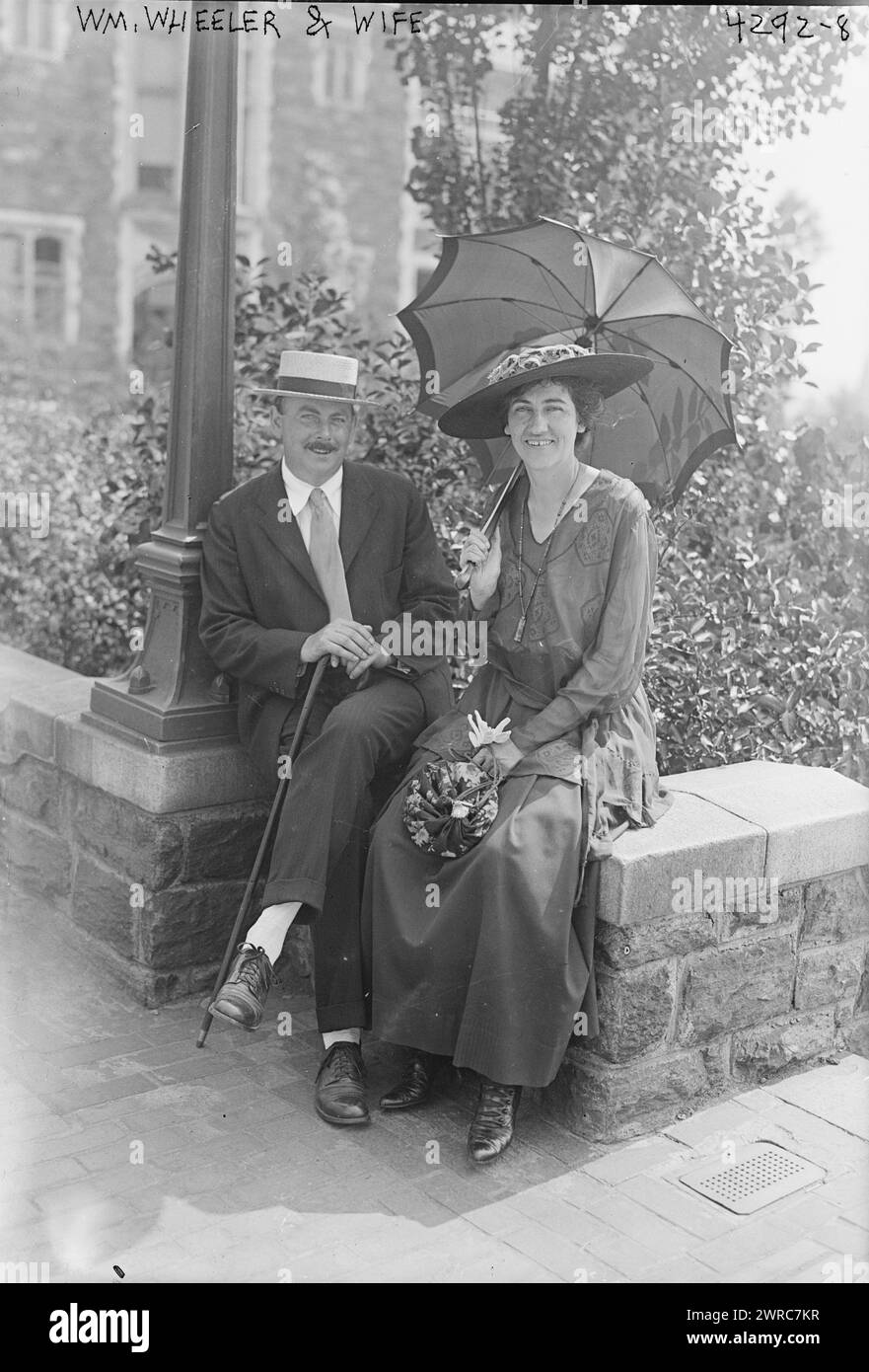 Wm. Wheeler & wife, Photograph shows tenor opera singer William Wheeler ...