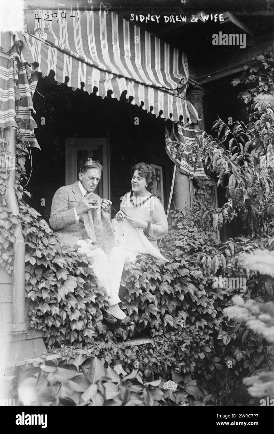 Sidney Drew & wife, Photograph shows American comedy team 'Mr. & Mrs ...