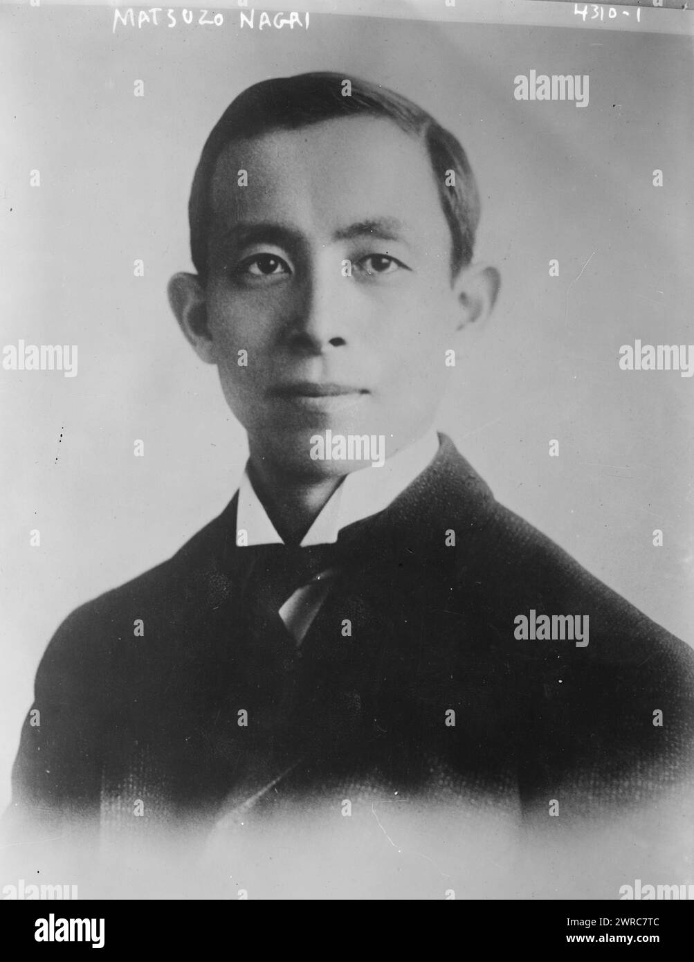 Matsuzo Nagai, Photograph shows Japanese diplomat Matsuzo Nagai (1877 ...