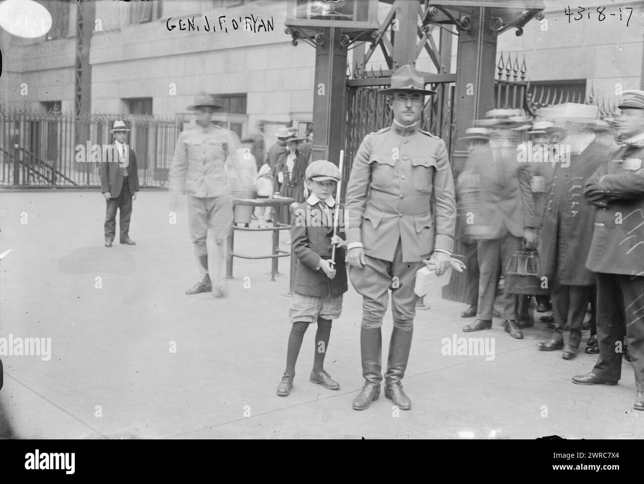 Gen. J.F. O'Ryan, Photograph shows John Francis O'Ryan (1874-1961 ...