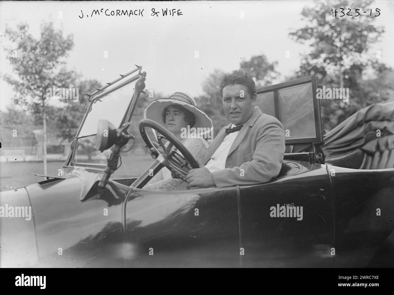 J. McCormack & wife, Photograph shows Irish American tenor singer John ...