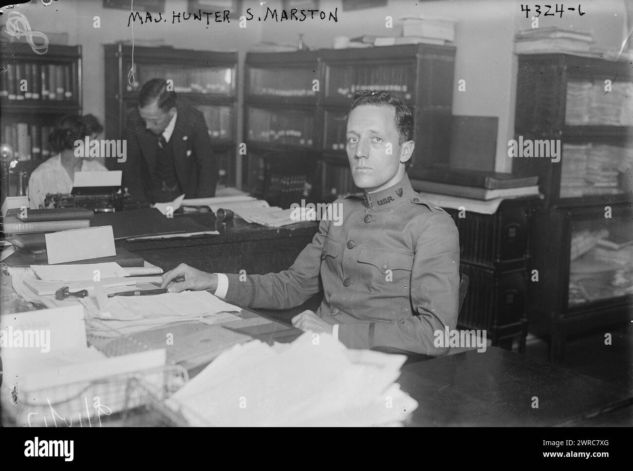 Maj. Hunter S. Marston, Photograph shows banker Hunter S. Marston (1885 ...