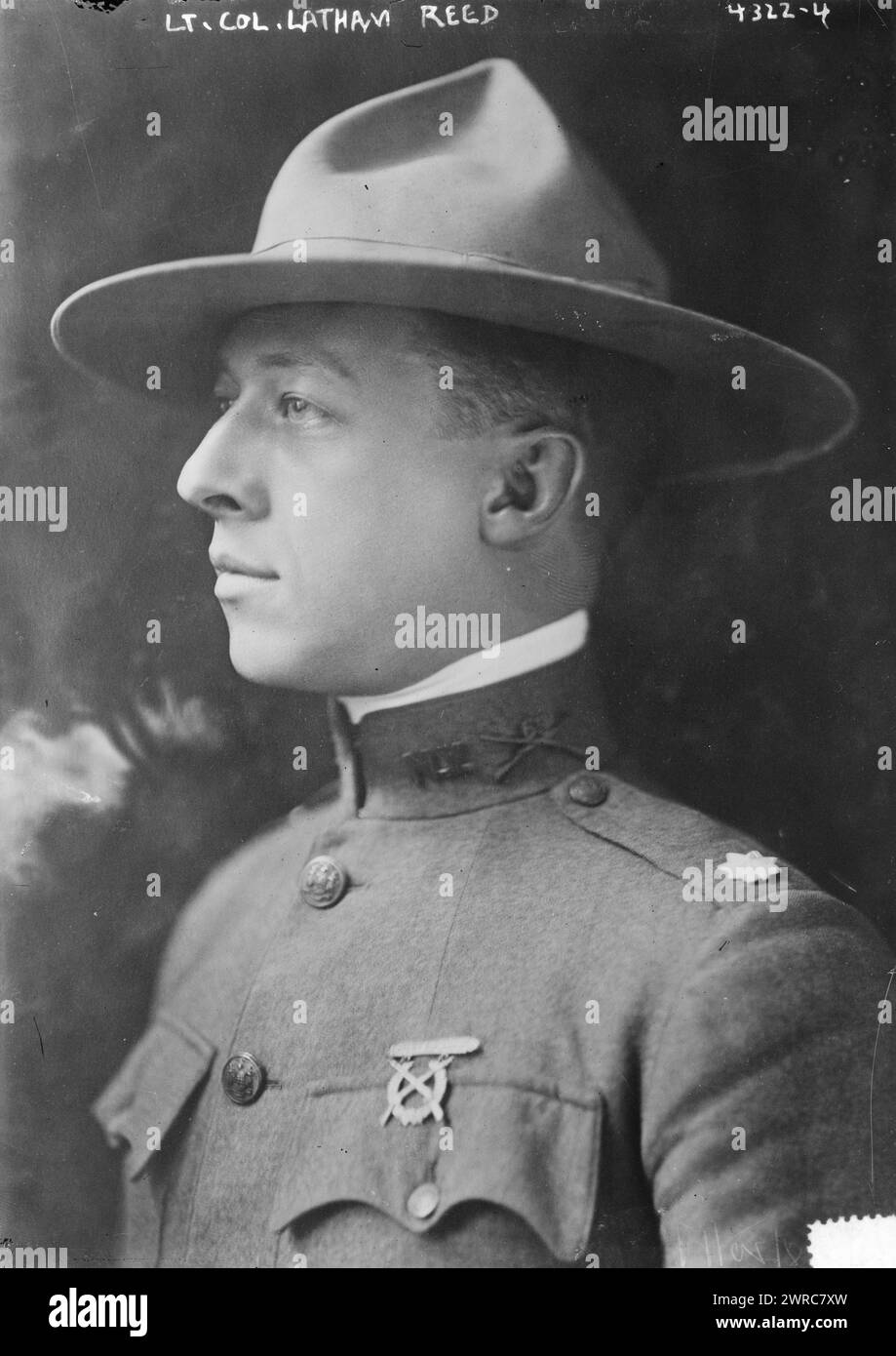 Lt. Col. Latham Reed, Photograph shows U.S. Army officer Latham Reed ...