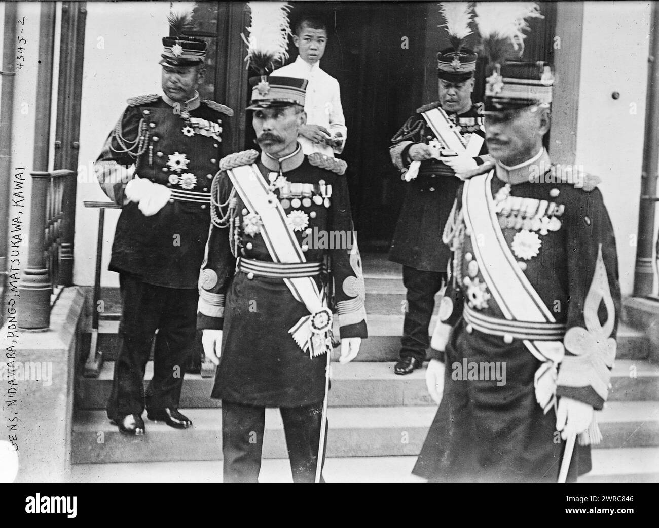 Gens: Nidawara, Hongo, Matsukawa, & Kawai, Photograph shows Japanese ...