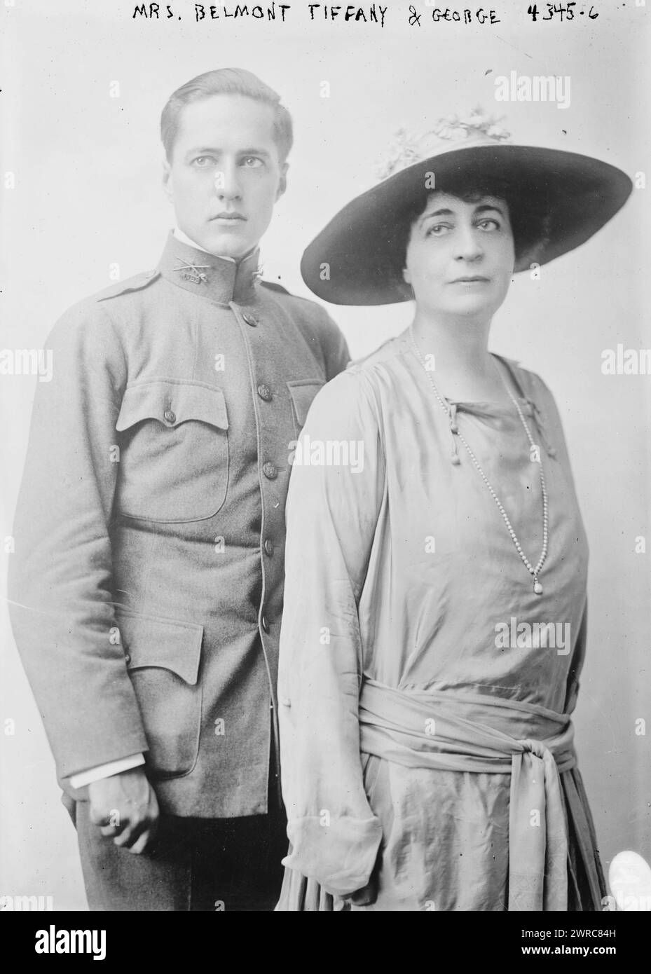 Mrs. Belmont Tiffany & George, Photograph shows Anne Fleming Cameron ...
