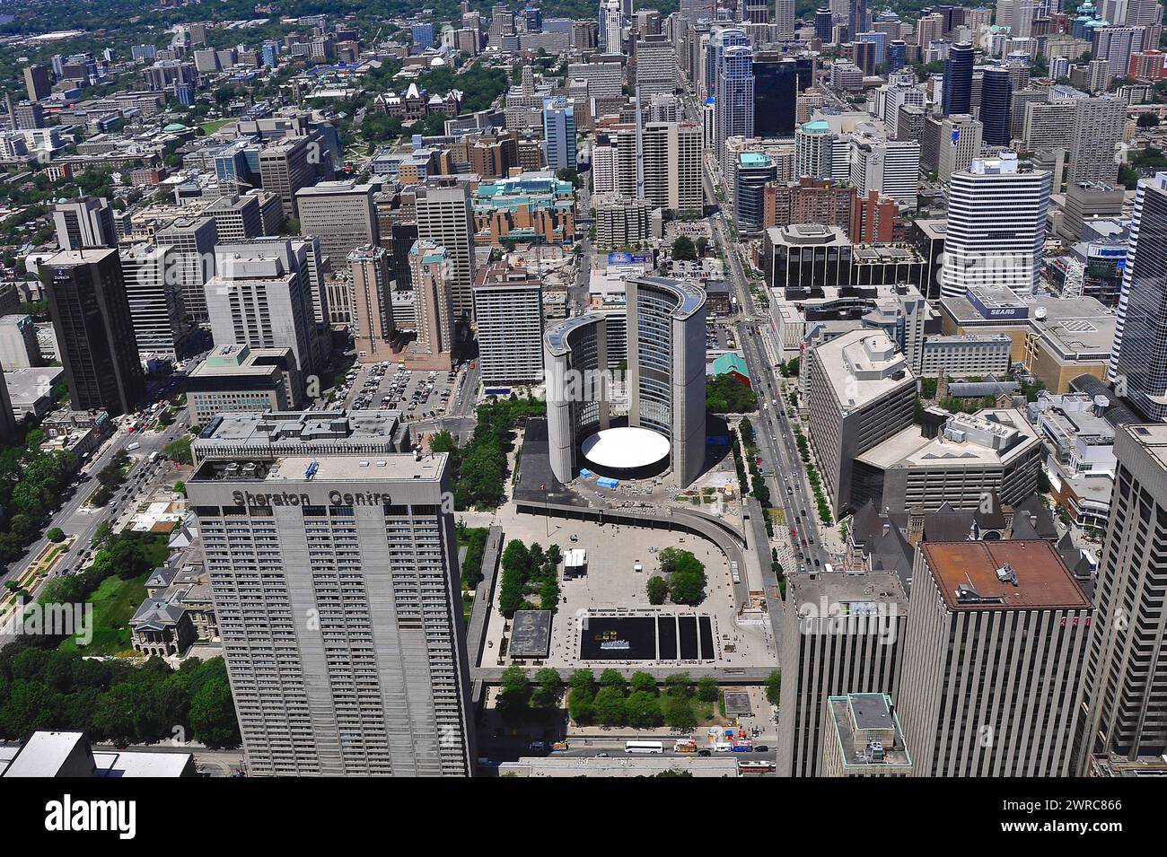 City view from an office window hi-res stock photography and images - Alamy