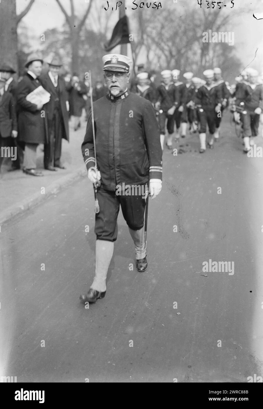 J.P. Sousa, Photo shows composer and conductor John Philip Sousa ...