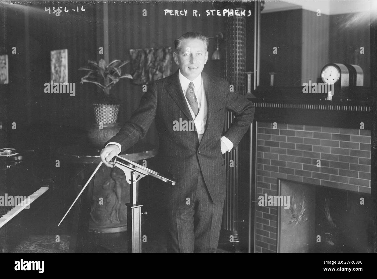 Percy R. Stephens, Photograph shows singer and voice teacher Percy R ...