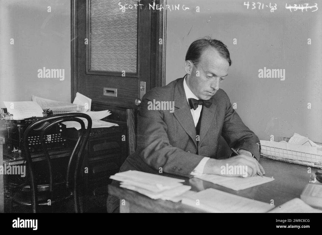 Scott Nearing, between ca. 1915 and ca. 1920, Glass negatives, 1 ...