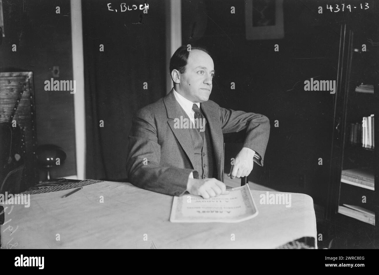 Swiss american composer ernest bloch hi-res stock photography and ...