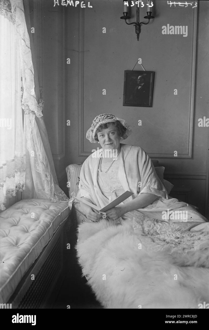 Hempel, Photograph shows German opera singer Frieda Hempel (1885-1955 ...