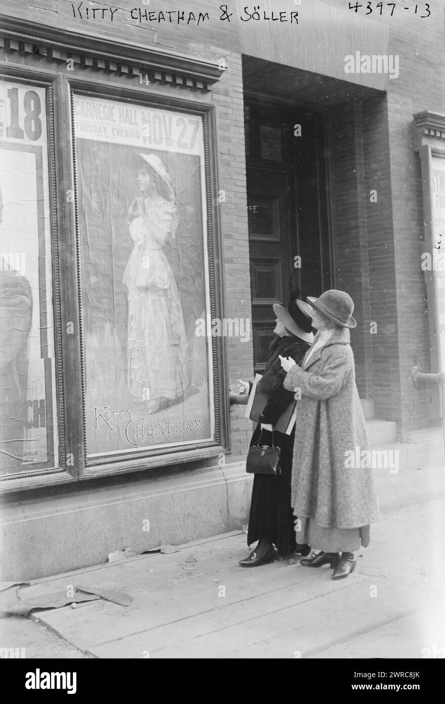 Large poster advertising cheathams appearance hi-res stock photography ...