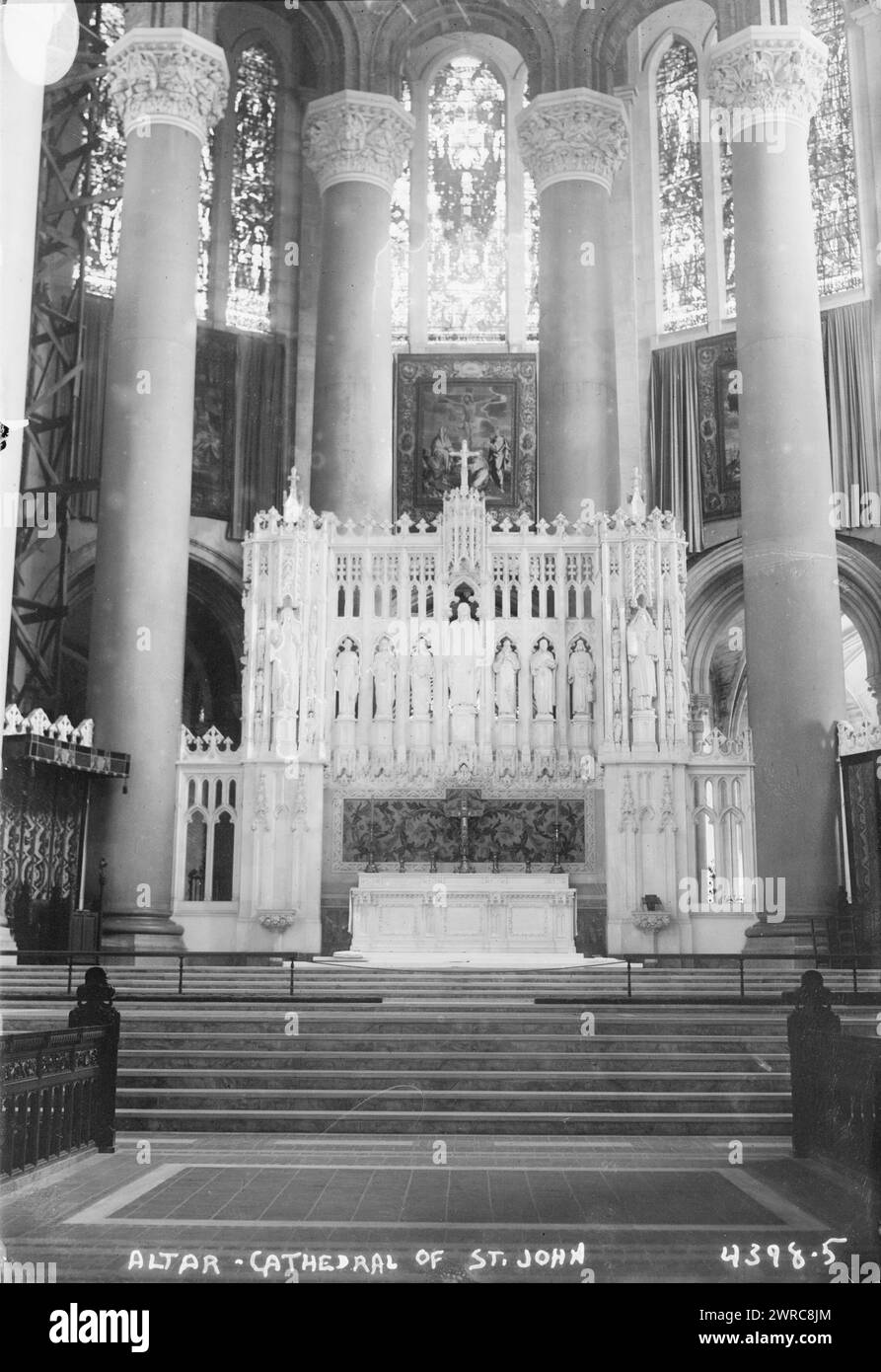 Altar - Cathedral of St. John, Photograph shows the original high altar ...