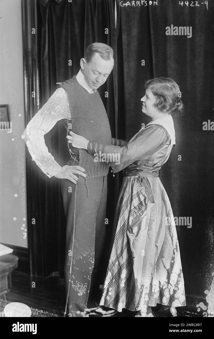 Garrison, Photograph shows soprano opera singer Mabel Garrison Siemonn ...