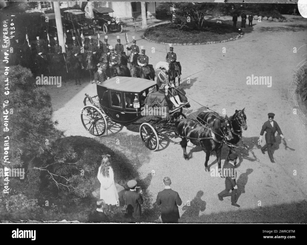 Roland Morris going to call on Japanese Emperor, Photograph shows ...