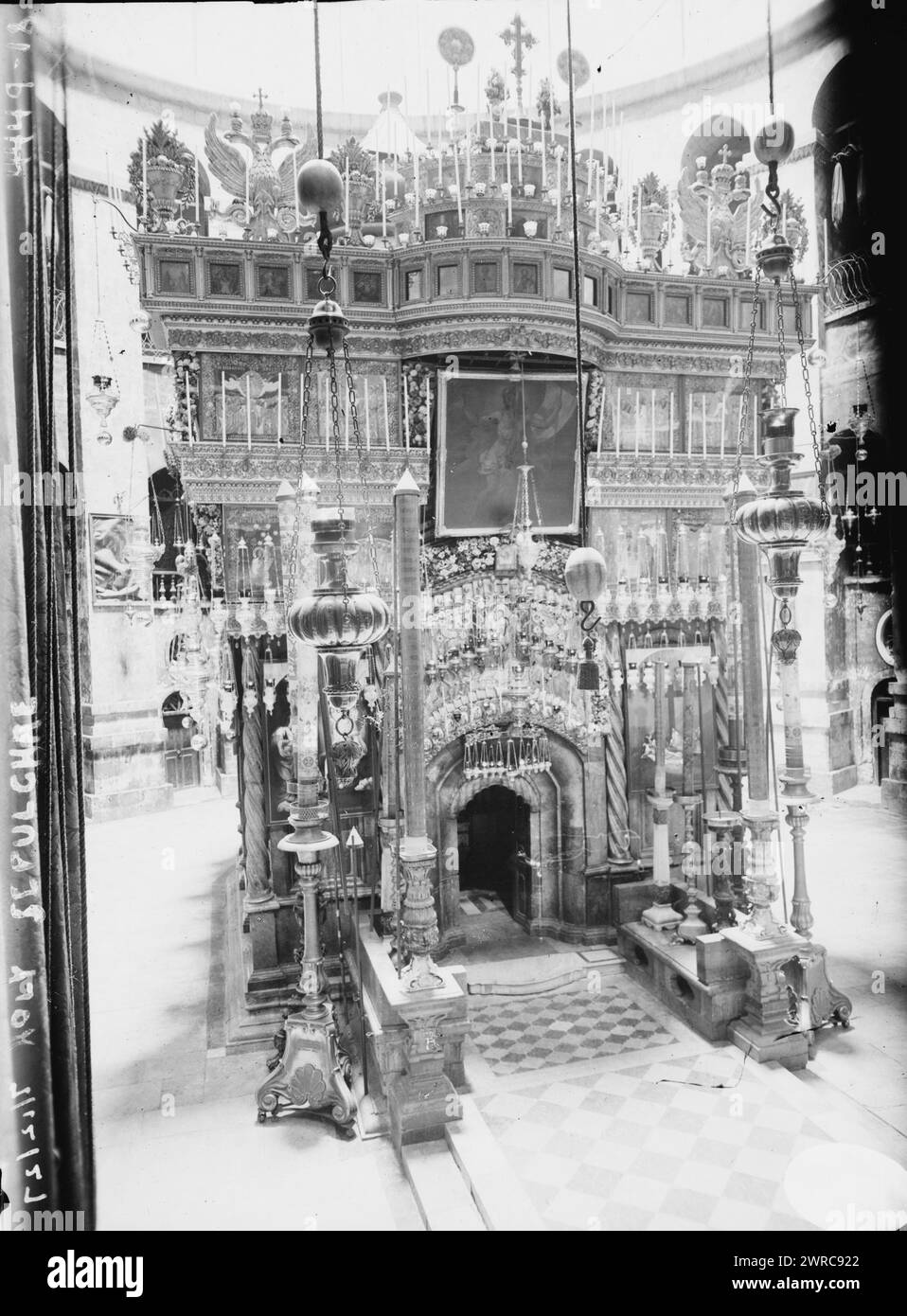 Holy Sepulchre, Photograph shows the Edicule of the Tomb in the Church ...