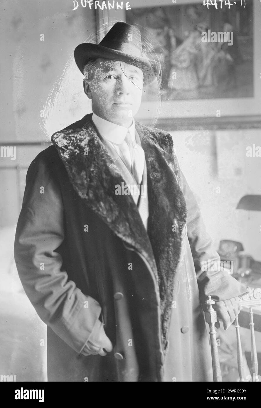 Belgian bass baritone opera singer hector dufranne hi-res stock ...