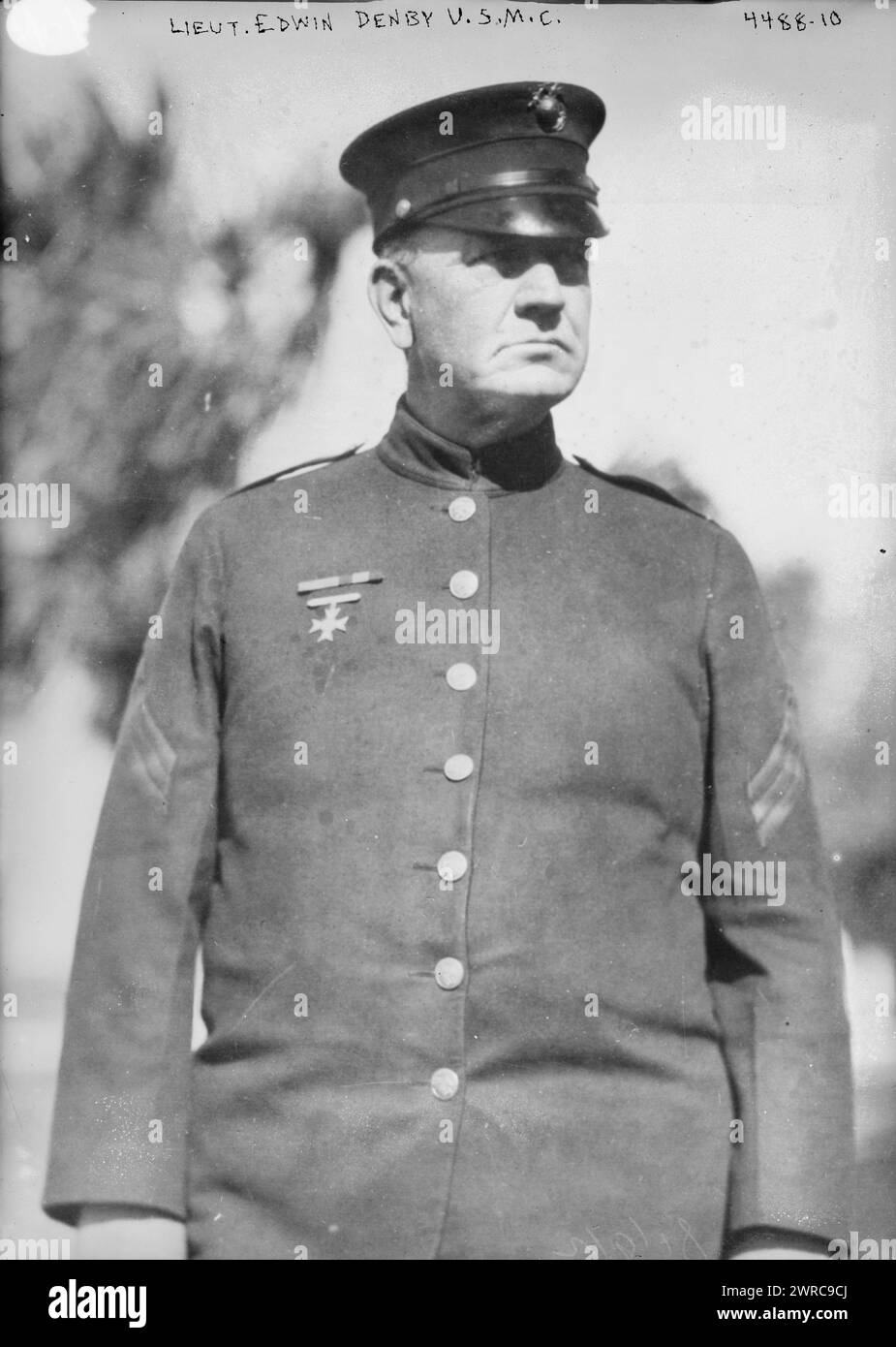 Lt. Edwin Denby, U.S.M.C., between ca. 1915 and ca. 1920, Glass ...