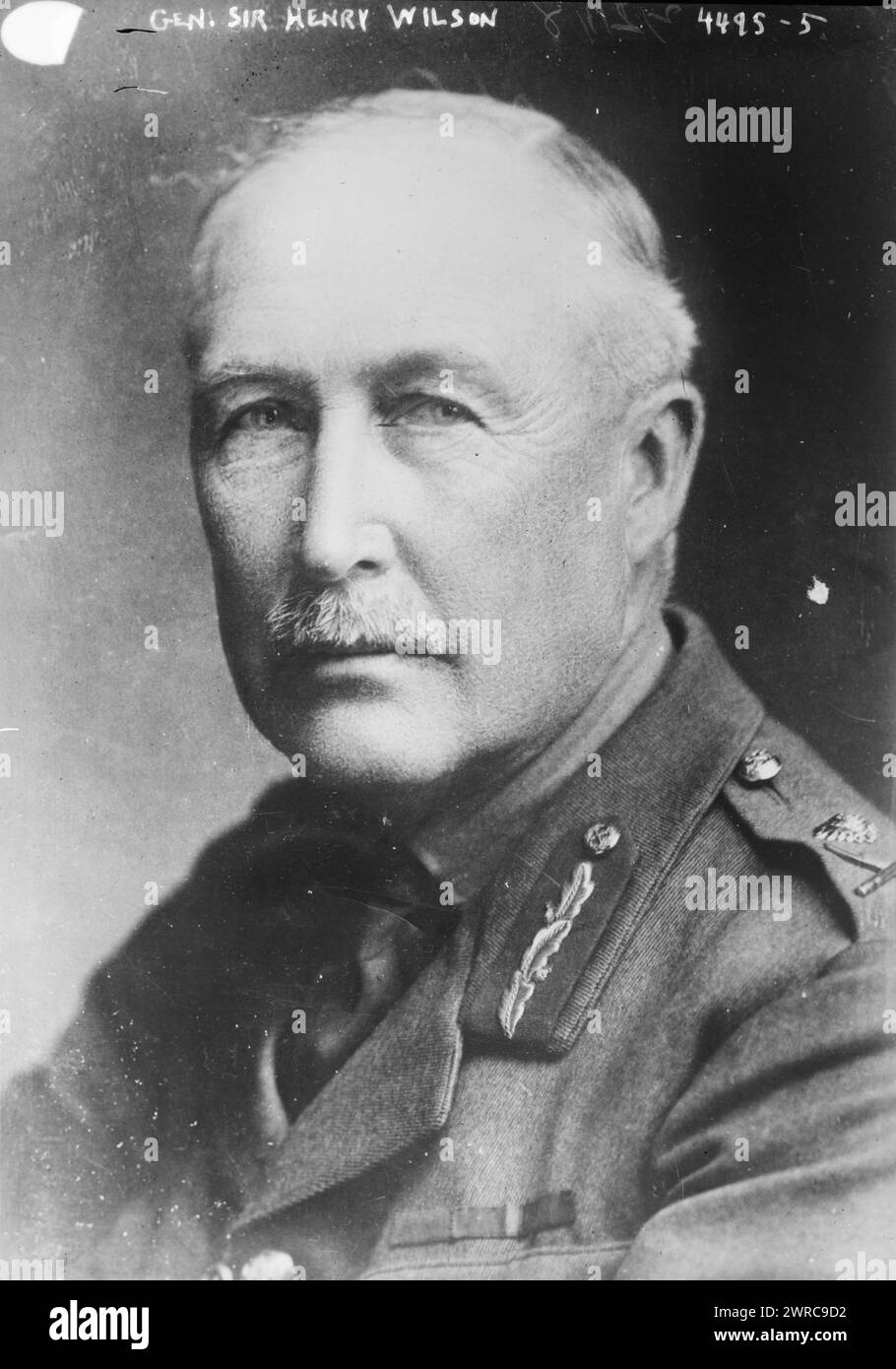 Gen. Sir Henry Wilson, Photograph shows Field Marshall Henry Maitland ...