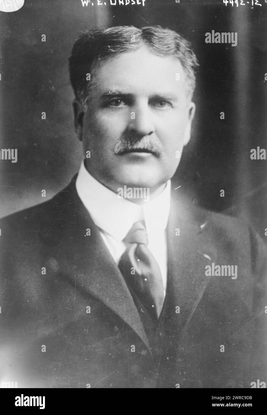 W.E. Lindsey, Photograph shows Washington Ellsworth Lindsey (1862-1926 ...