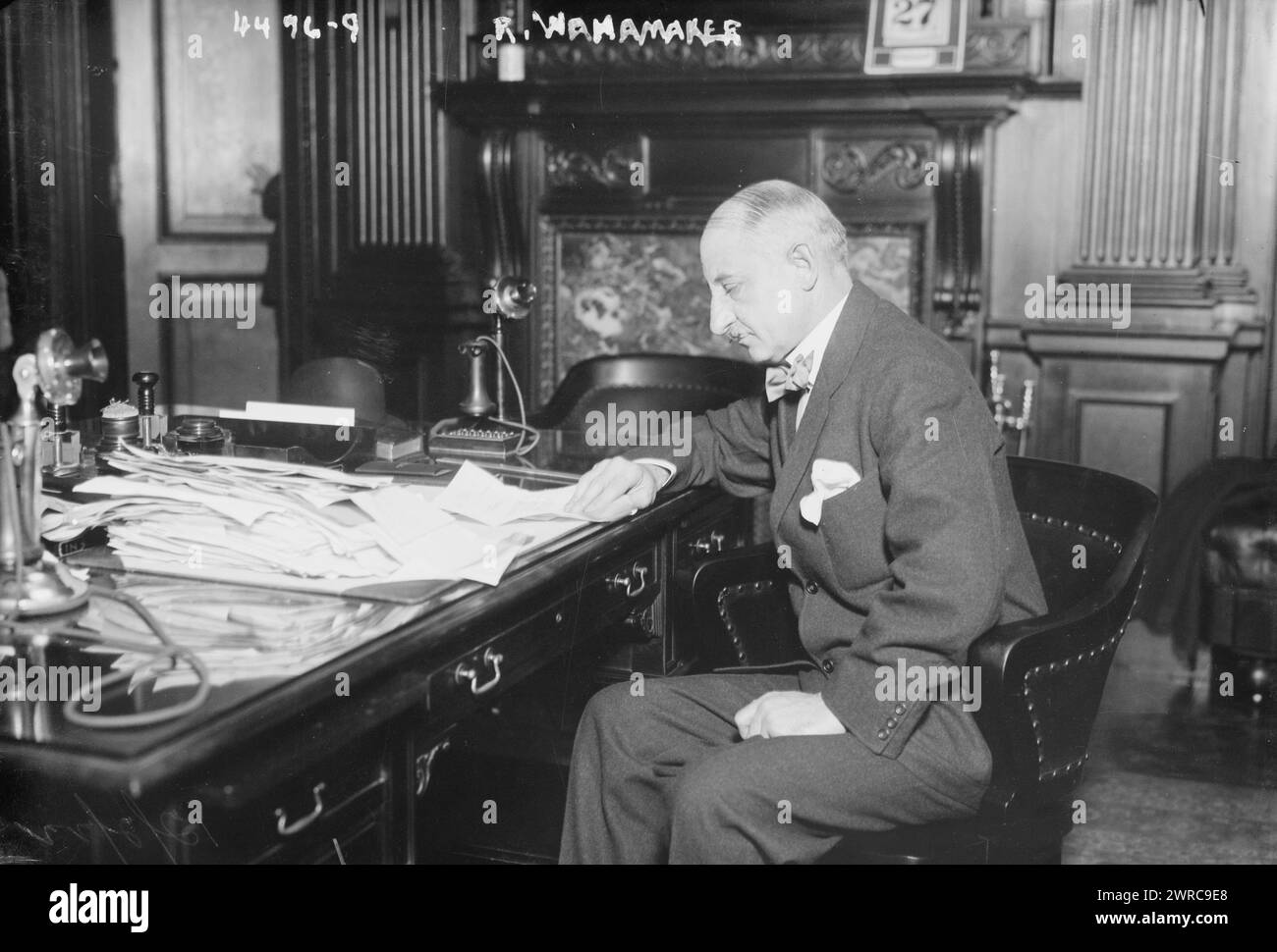 R. Wanamaker, Photograph shows Lewis Rodman Wanamaker (1863-1928) who ...
