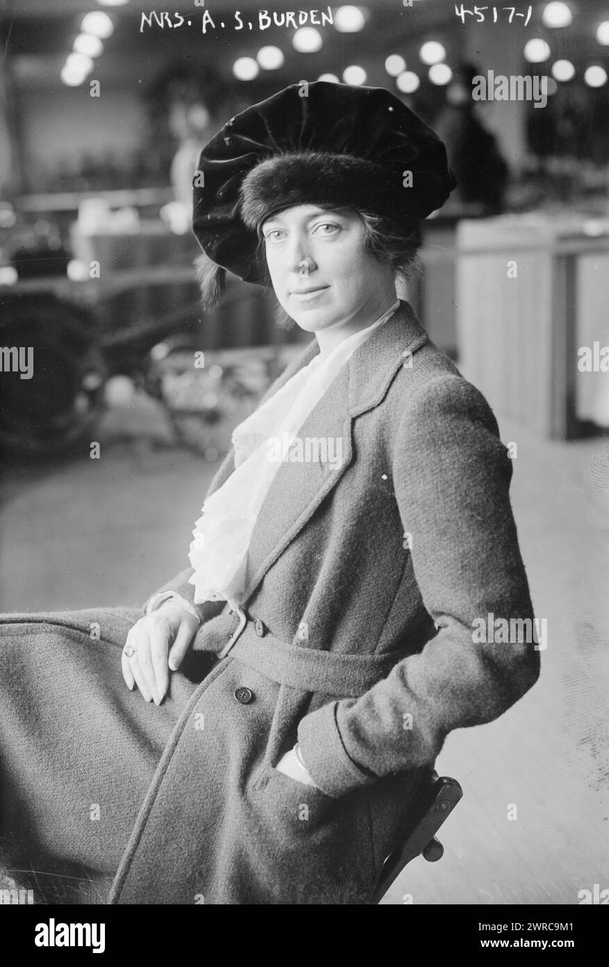 Mrs. A.S. Burden, Photo shows socialite and art collector Mrs. Arthur ...