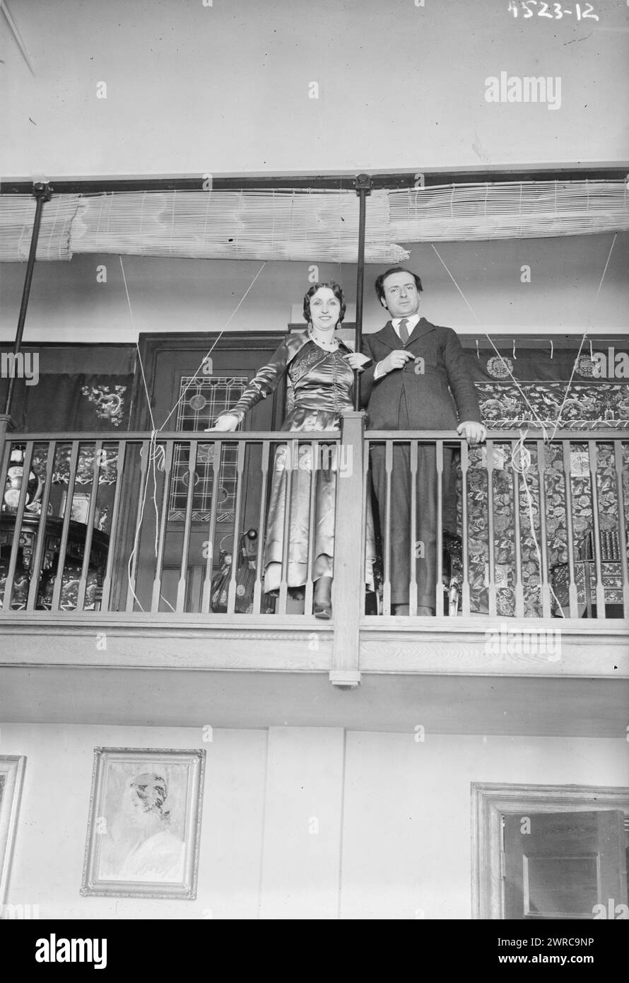 Galli-Curci and husband, Photograph shows Italian coloratura soprano ...