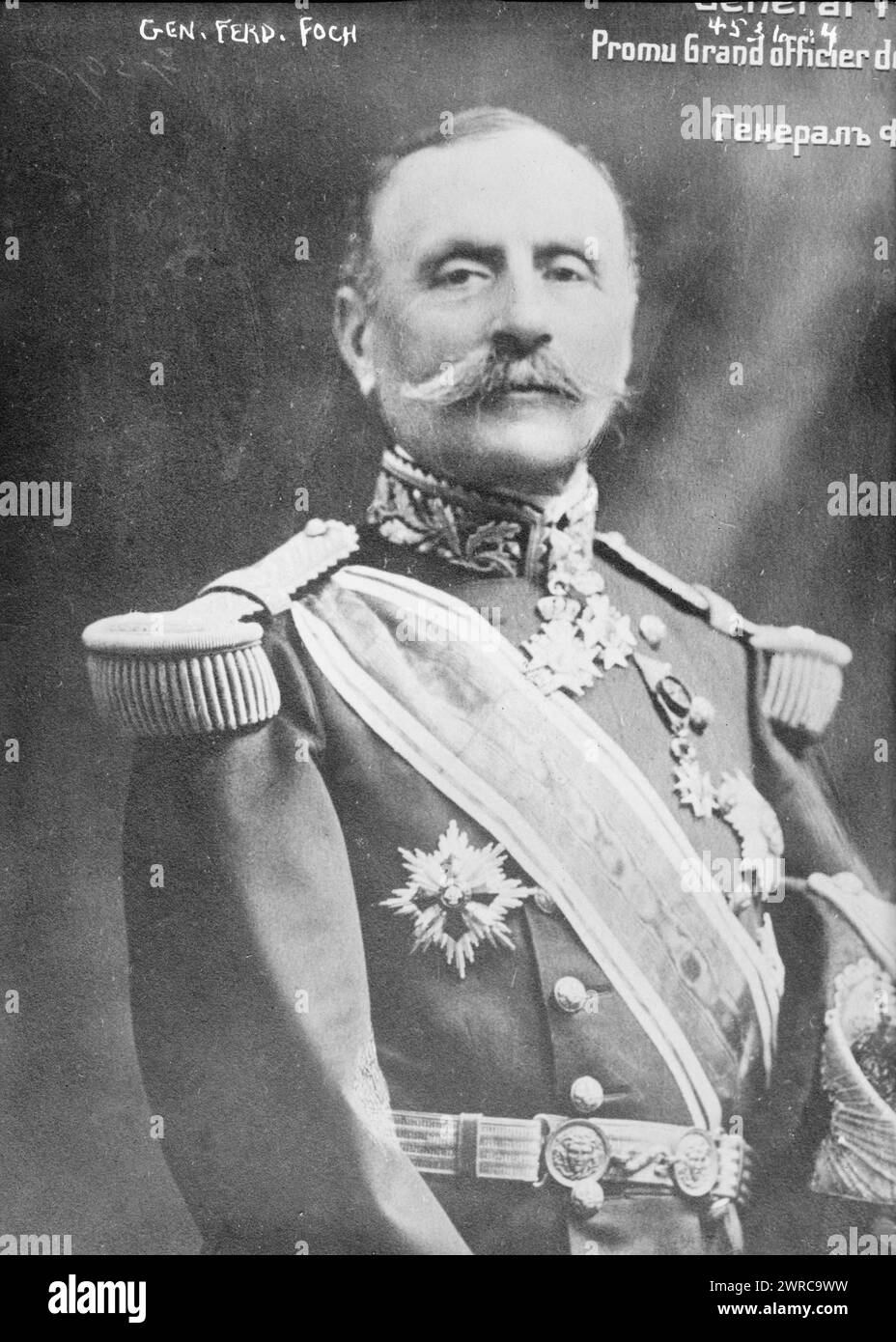 Gen. Ferd. Foch., Photograph shows Marshal Ferdinand Jean Marie Foch ...