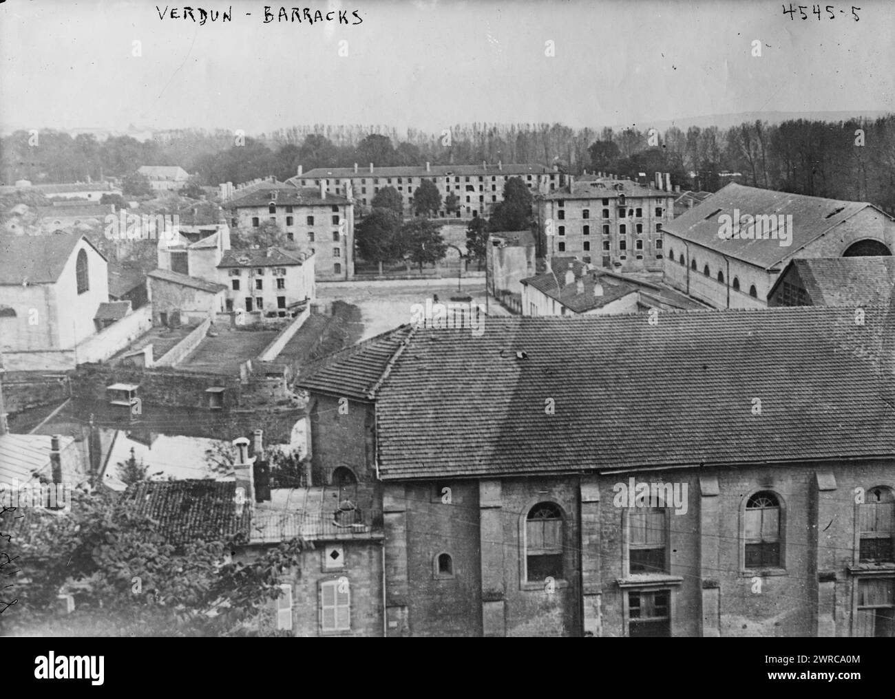 Verdun - Barracks, Photograph shows the Caserne d'Anthouard (barracks ...