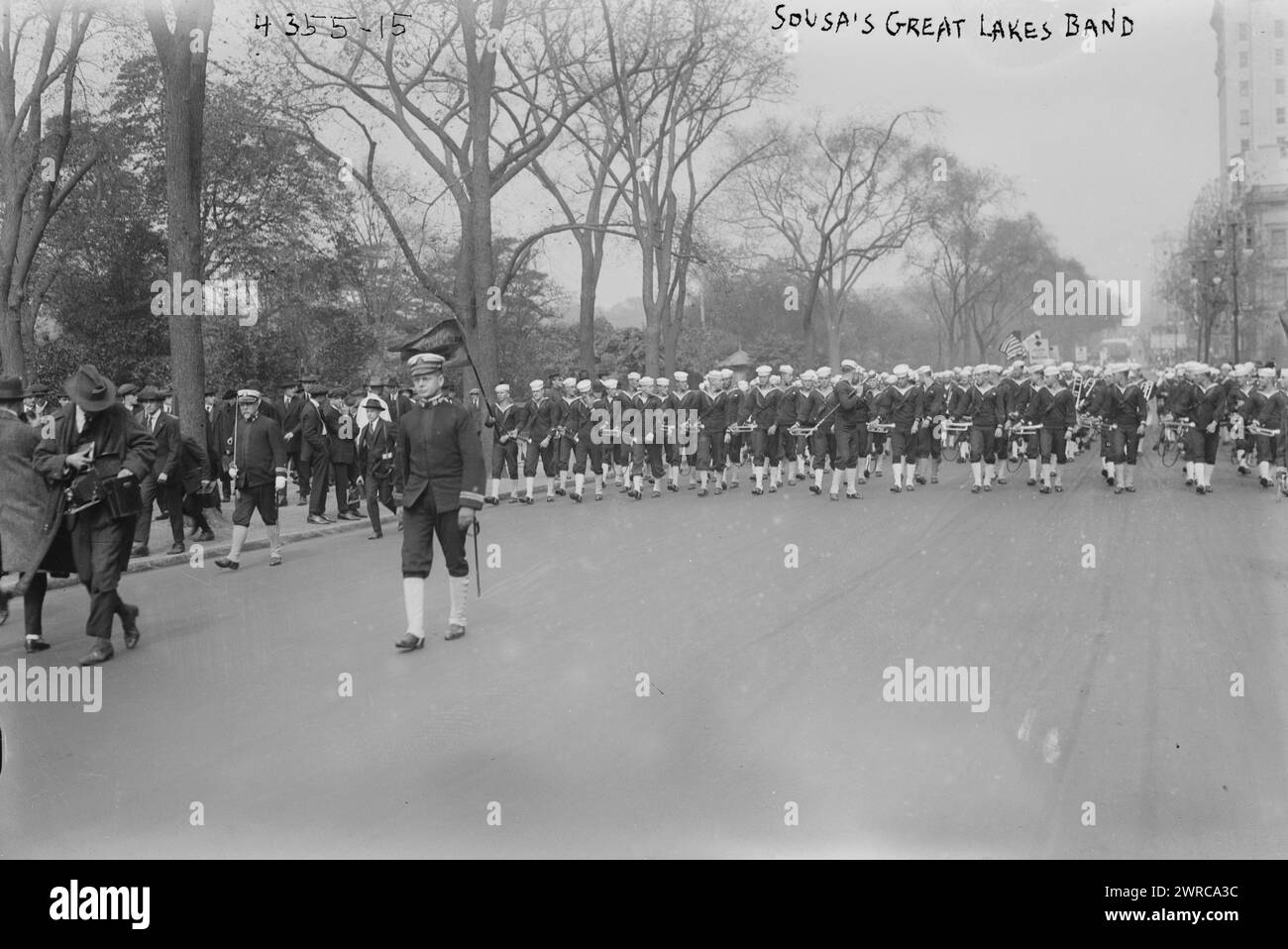 Sousa's Great Lakes Band, Photo shows the Great Lakes Navy Band, which ...