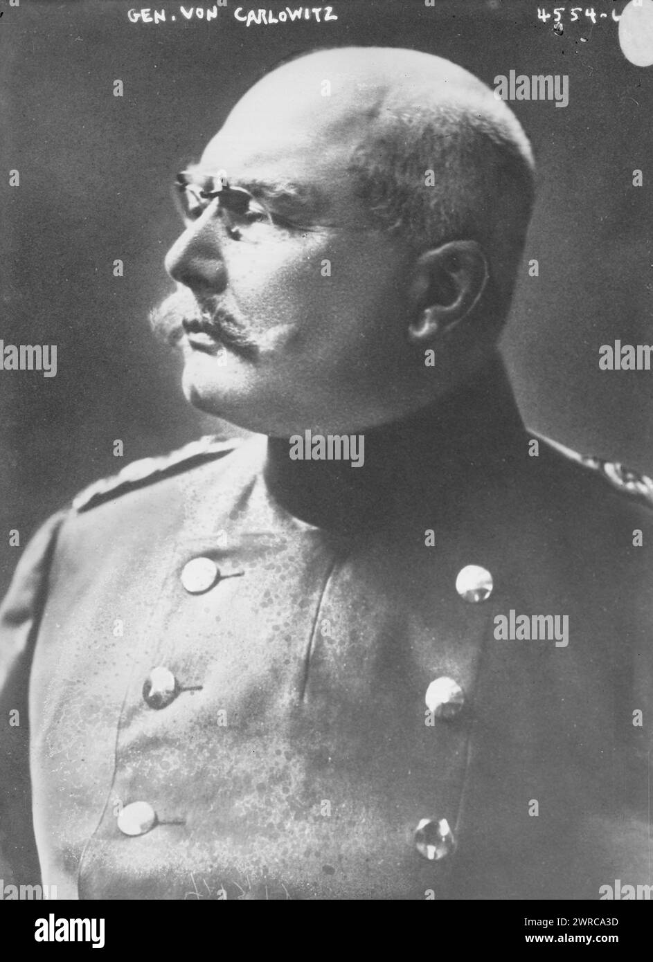 Gen. von Carlowitz, Photograph shows Adolph von Carlowitz (1858-1928) who was a German army ...