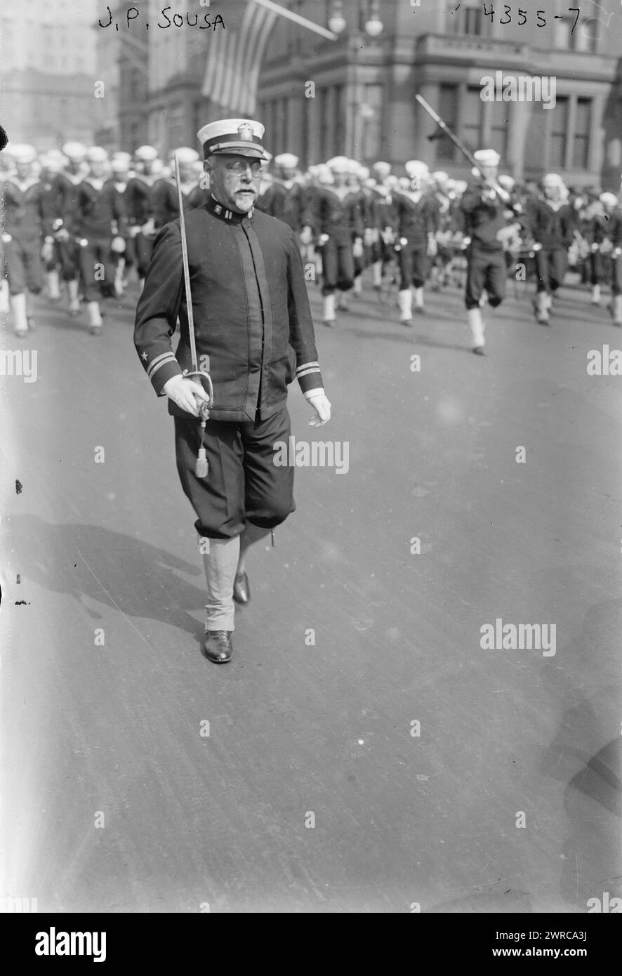 J.P. Sousa, Photo shows composer and conductor John Philip Sousa ...