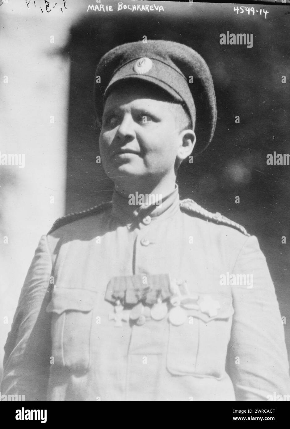 Marie Bochkareva, Photograph shows Maria Leontievna Bochkareva (1889 ...