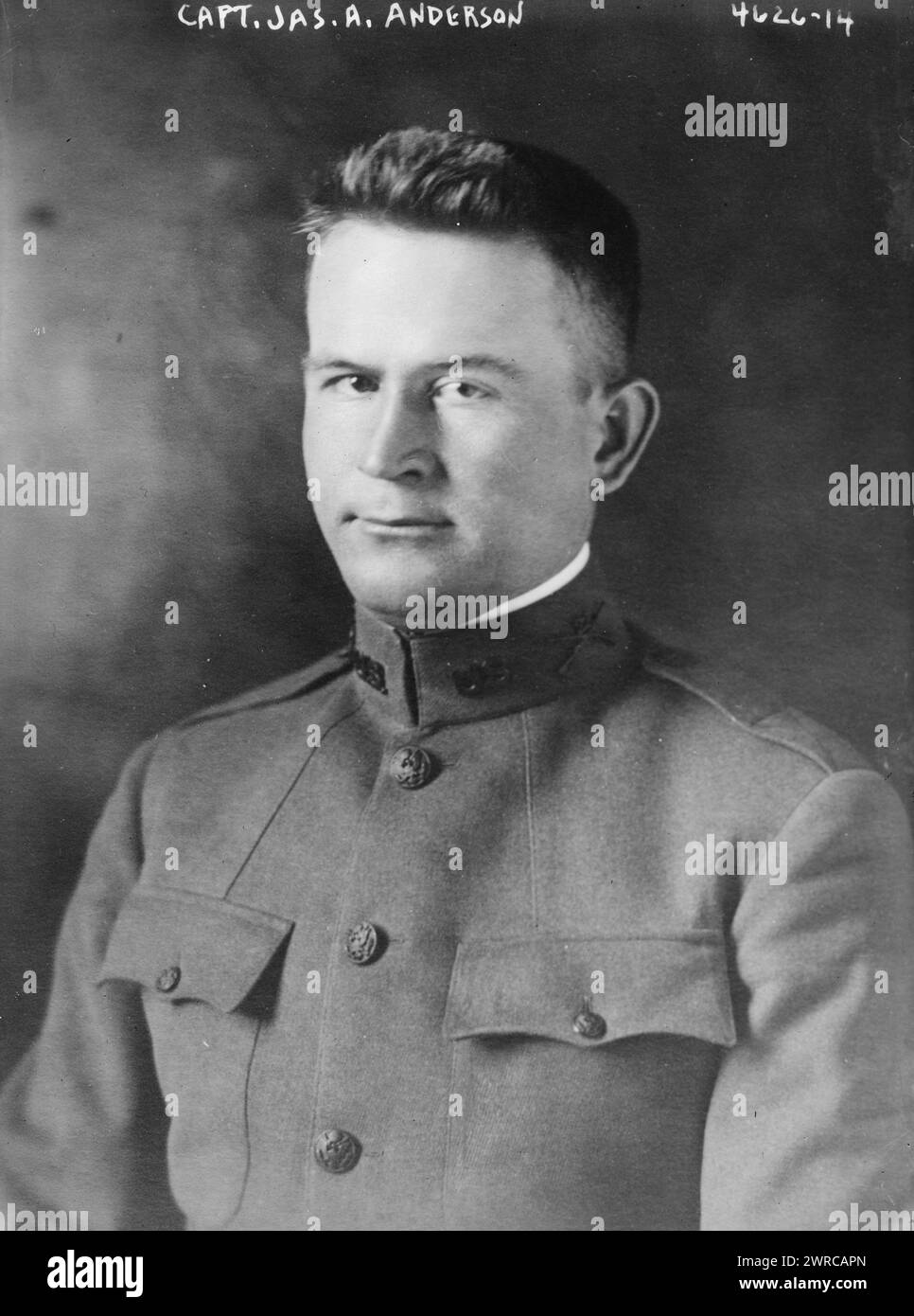 Capt. Jas. A. Anderson, Photograph shows James A. Anderson (1888-1918 ...
