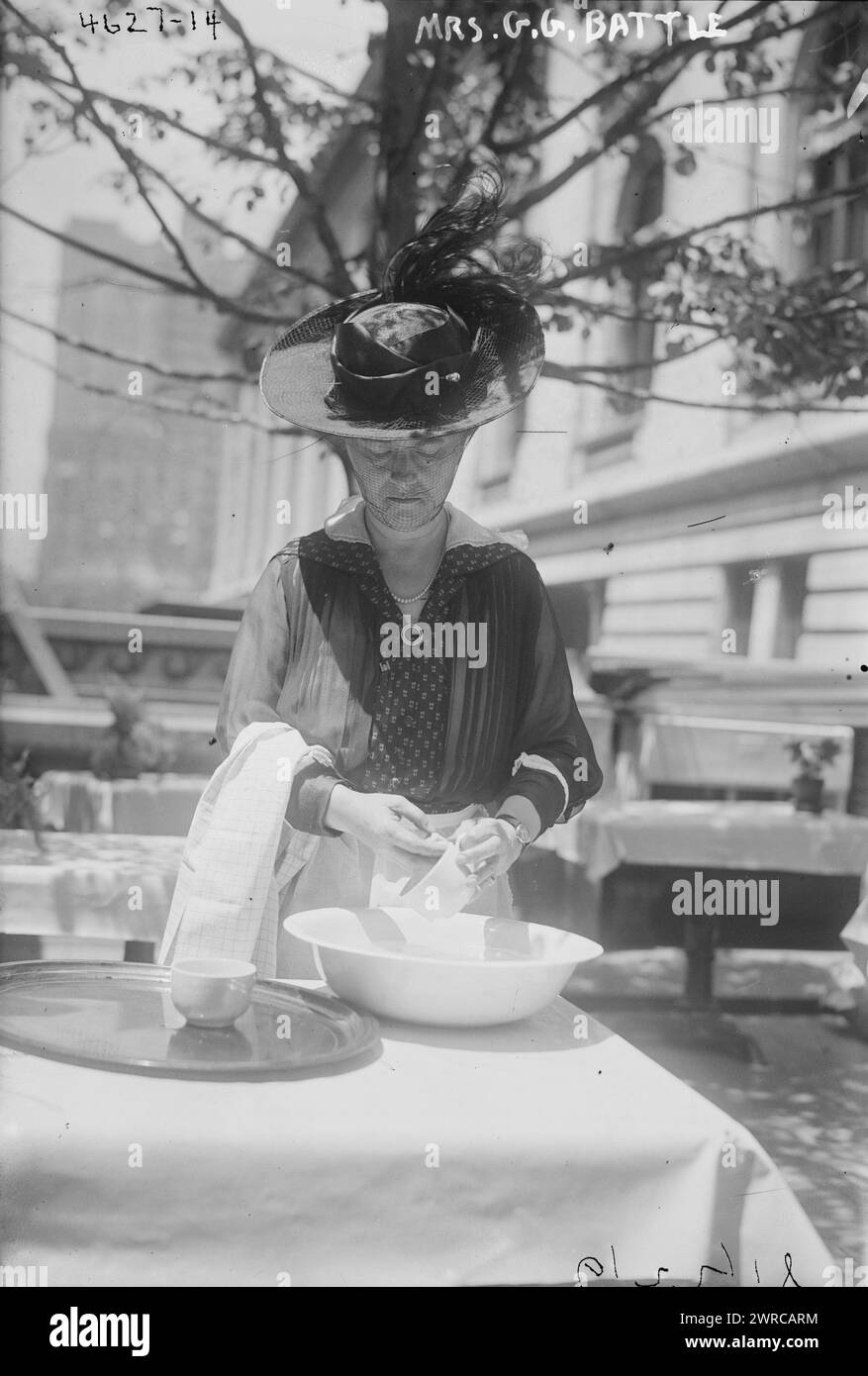 Mrs. G.G. Battle, Photograph shows Martha Burwell Dabney Bagby Battle ...