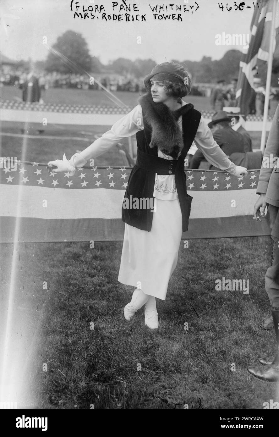 (Flora Payne Whitney) Mrs. Roderick Tower, between ca. 1915 and ca ...