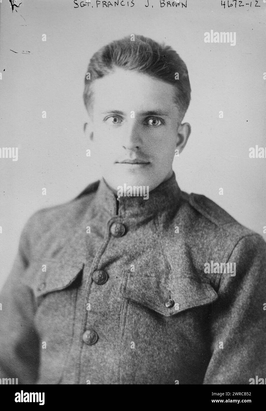 Sgt. Francis J. Brown, between ca. 1915 and ca. 1920, Glass negatives ...