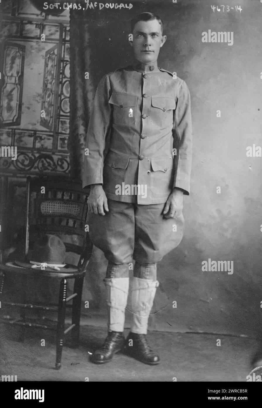 Sgt. Chas. McDougald, Photograph shows Charles McDougald., between ca ...