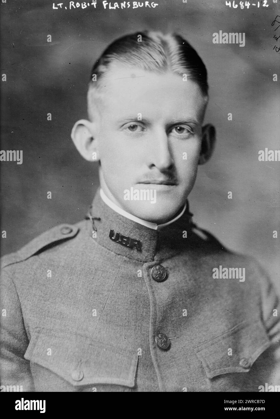 Lt. Robt Flansburg, Photograph shows Lieutenant Robert H. Flansburg who ...
