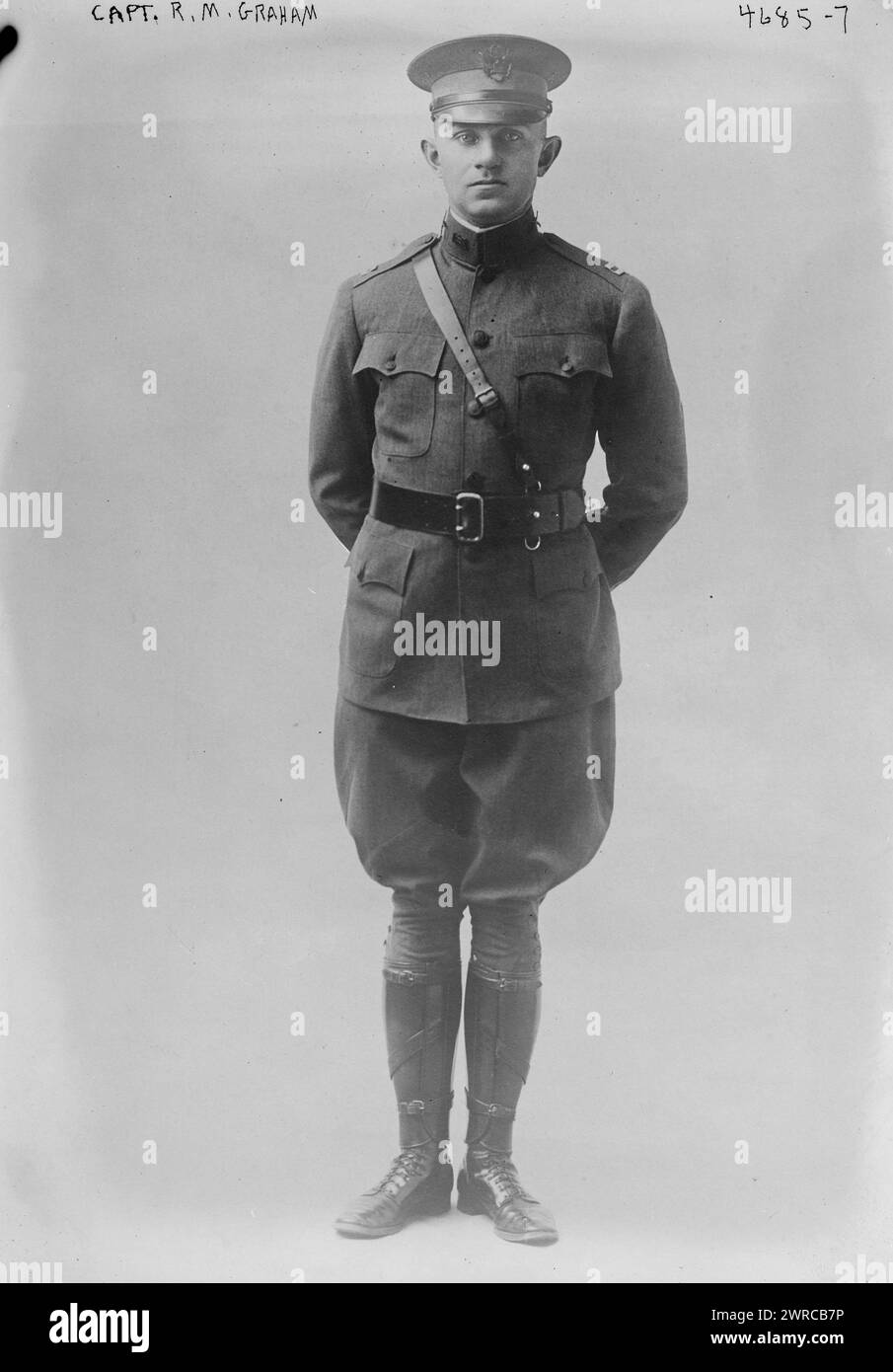Capt. R.M. Graham, Photograph shows Robert McGhee 'Peaches' Graham ...