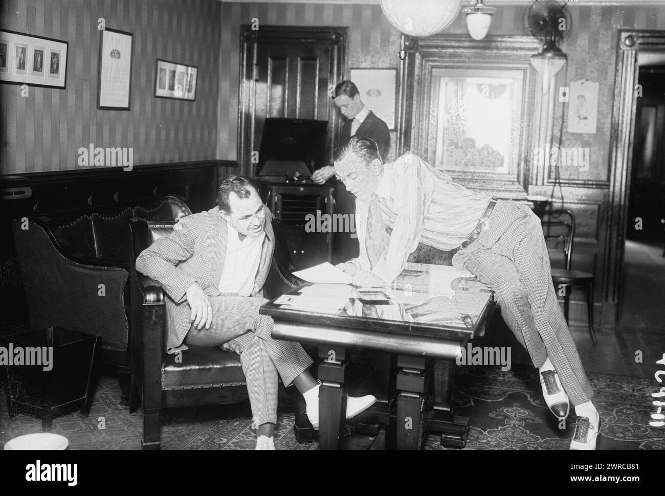 Van & Schenk, Photograph shows singers and vaudeville entertainers Gus Van (1886-1968) and Joe ...