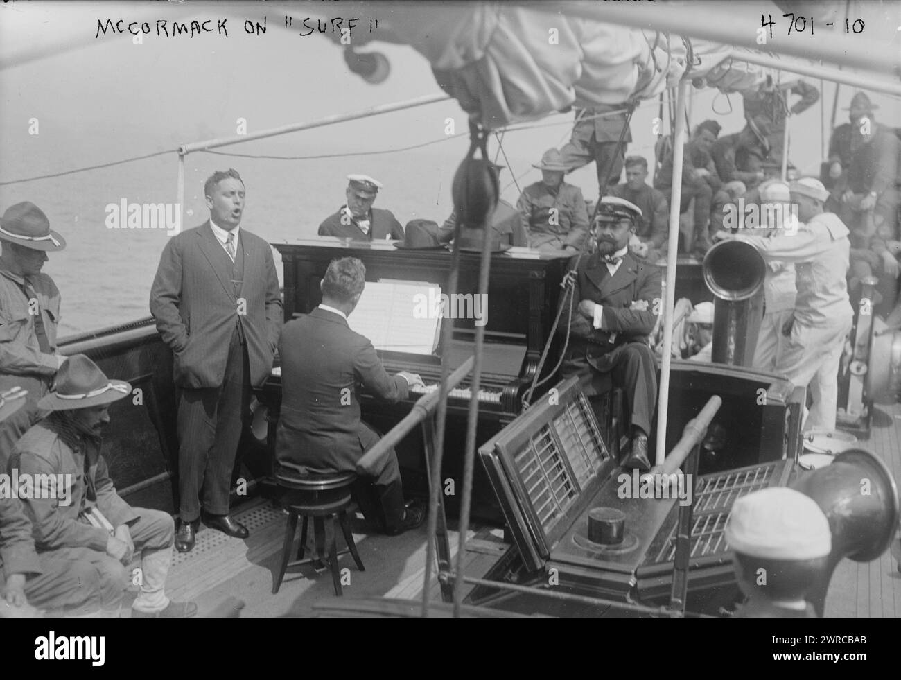 McCormack on 'Surf', Photograph shows Irish American tenor singer John ...