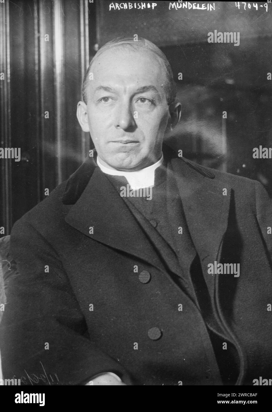 Archbishop mundelein hi-res stock photography and images - Alamy