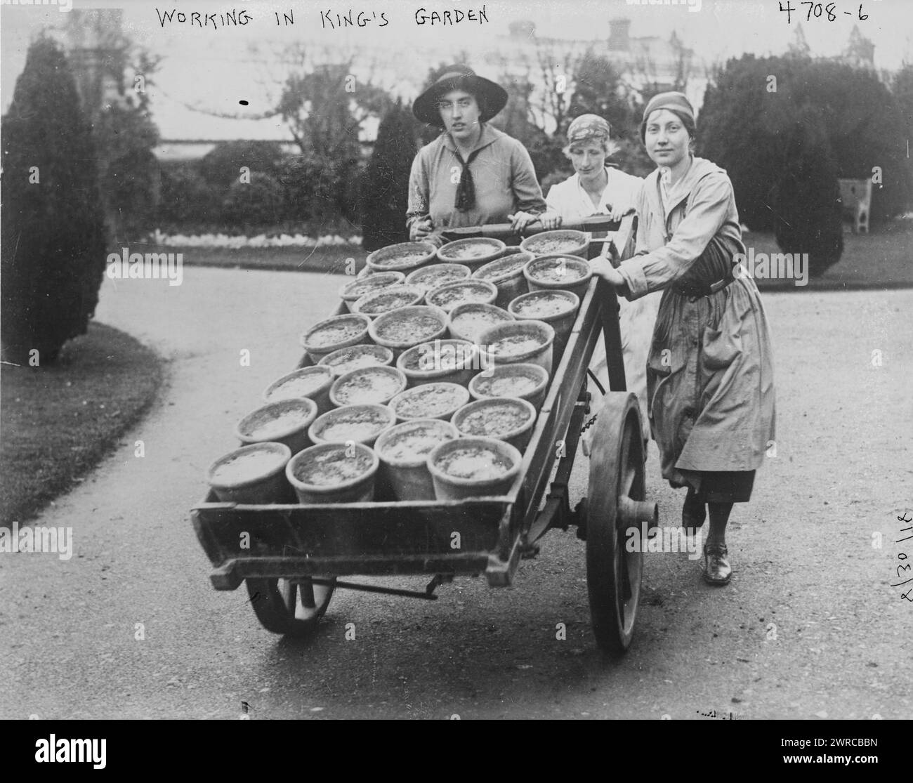 Gardens buckingham palace for Black and White Stock Photos & Images - Alamy