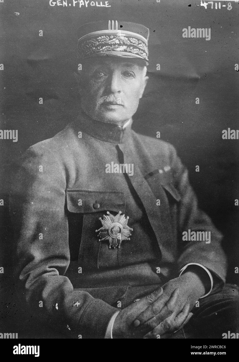 Gen. Fayolle, Photograph shows Marie Émile Fayolle (1852-1928), Marshal ...