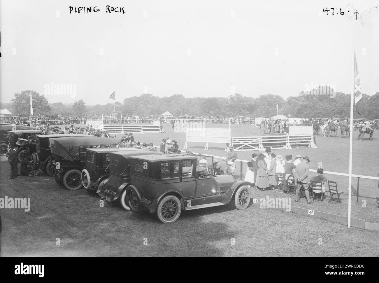 Piping rock, Photo shows a horse event at the Piping Rock Club, Locust ...