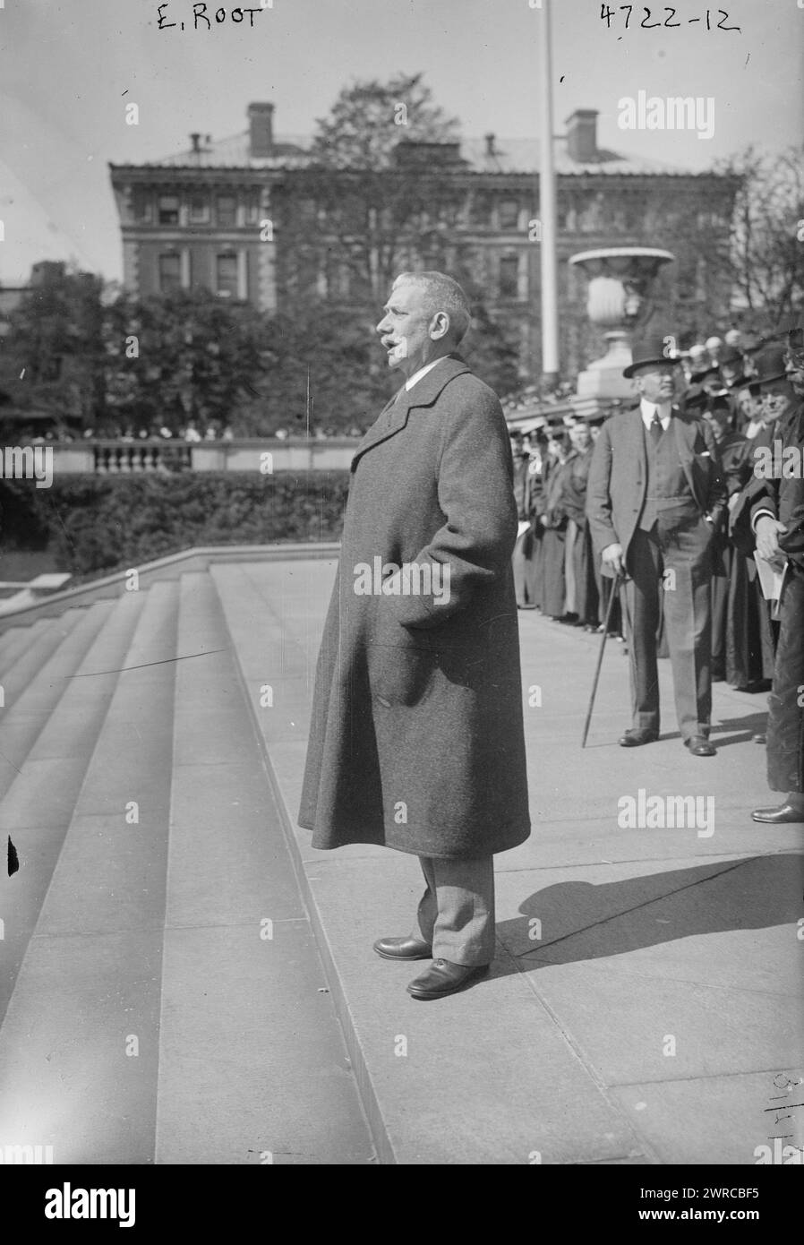 E. Root, Photograph shows former Secretary of War Elihu Root (1845-1937 ...